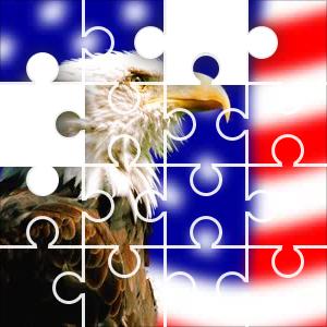 Eagle & Flag Jigsaw Puzzle - JigZone.com