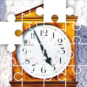 Old Station Clock Jigsaw Puzzle - JigZone.com