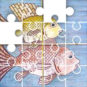 Two Fish Tiles Jigsaw Puzzle - JigZone.com