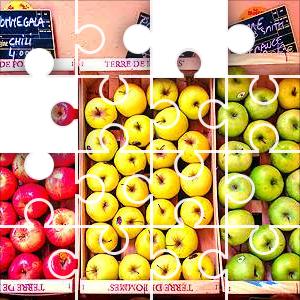 Apple Box Triptic Jigsaw Puzzle - JigZone.com