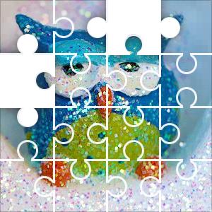 Owl in Snow Jigsaw Puzzle - JigZone.com